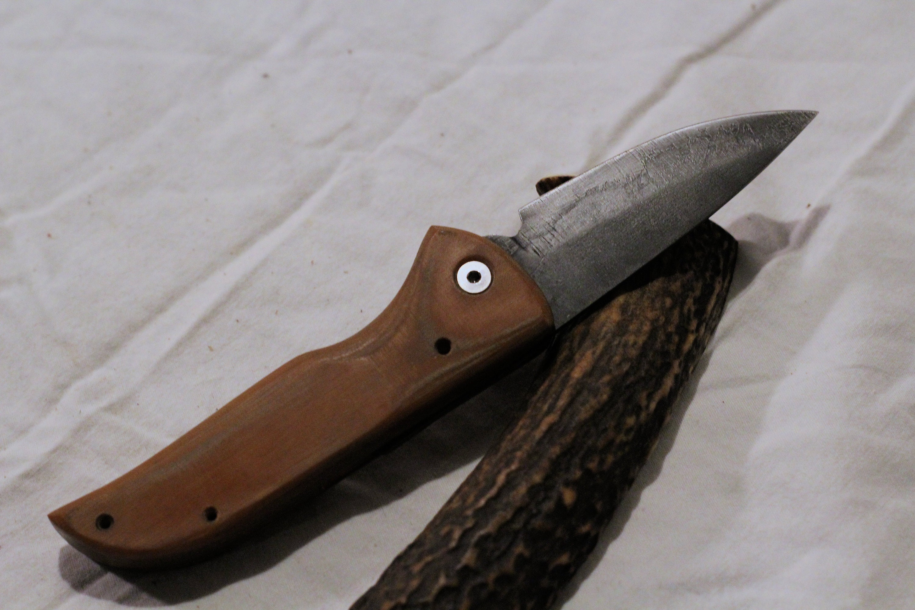 Handmade Friction Folder Knife With Cap Lifter and Prybar - Etsy