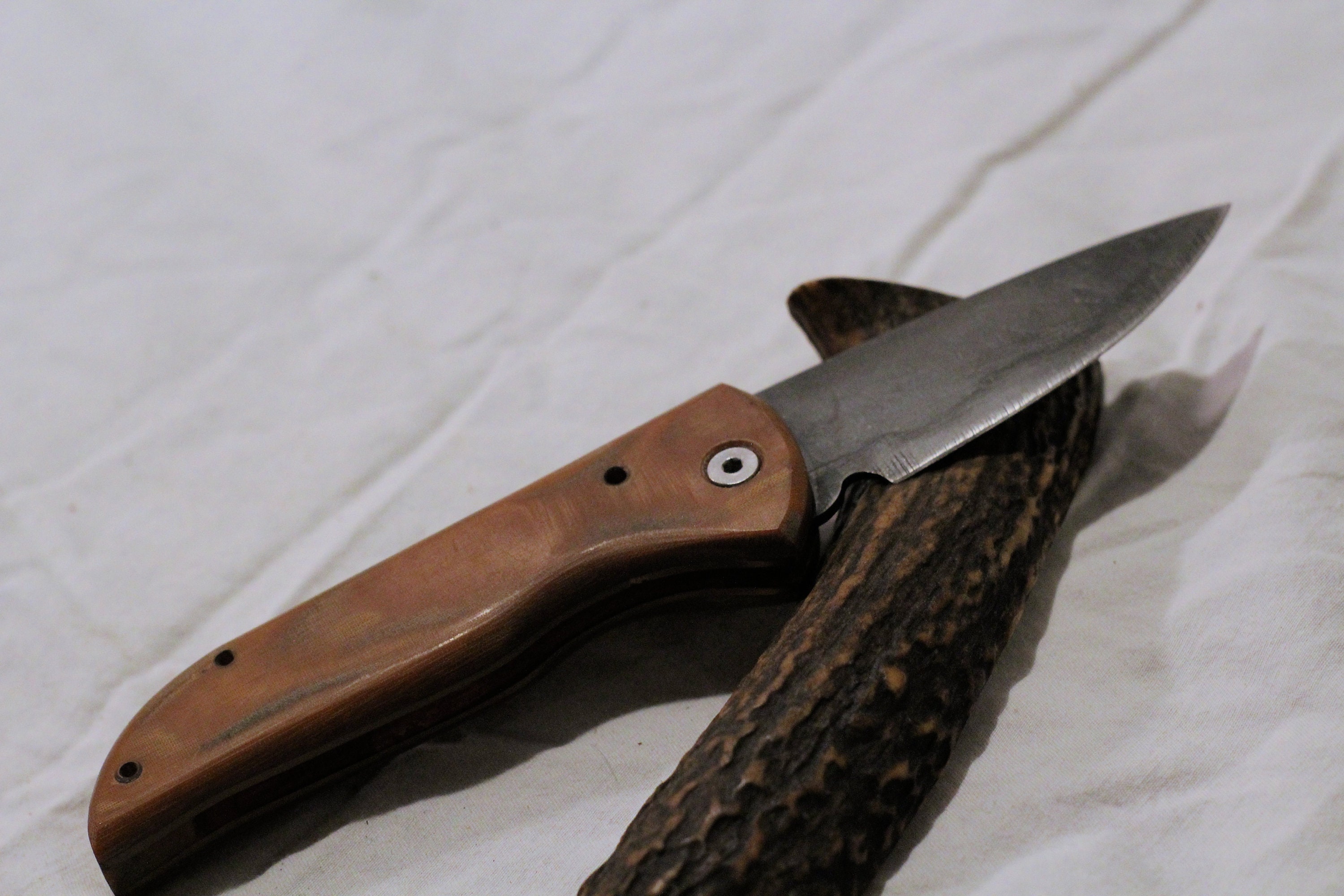 Handmade Friction Folder Knife With Cap Lifter and Prybar - Etsy
