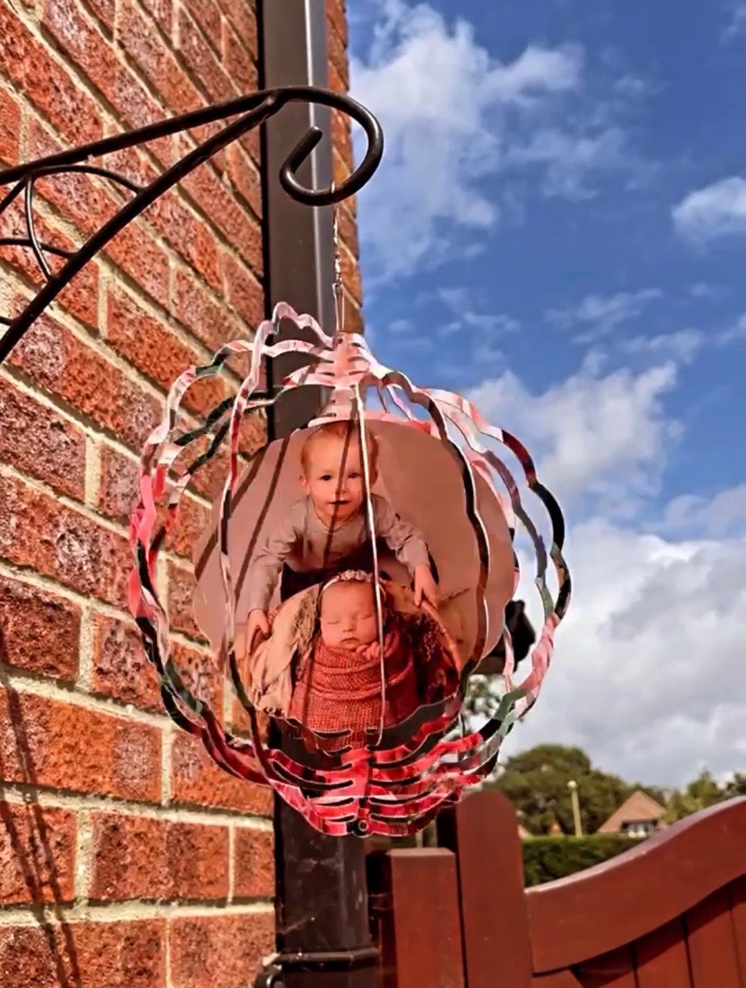 Photo Windspinner / Personalised Photo Wind Spinner - Etsy