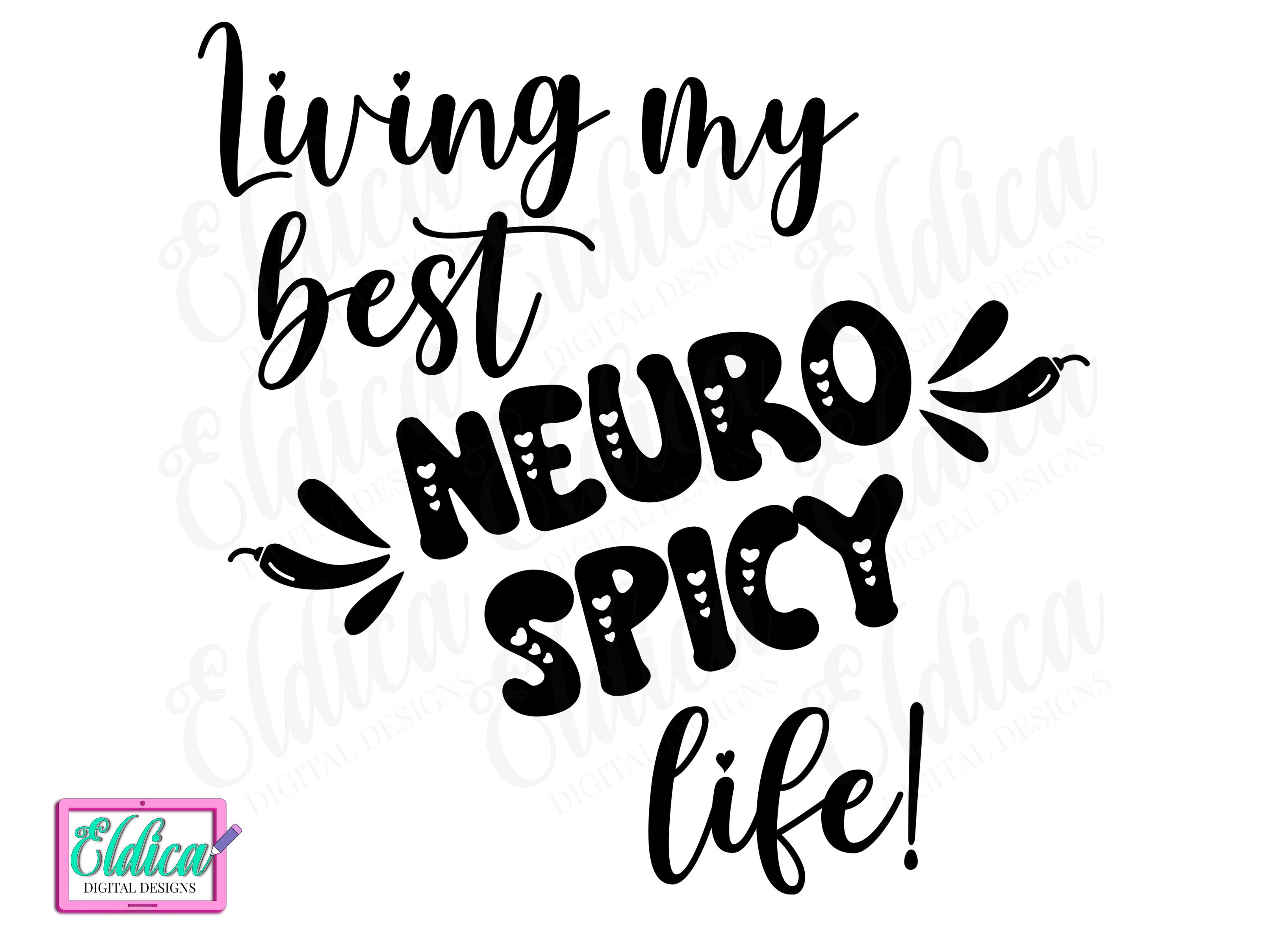 Neuro Spicy SVG Autism Awareness SVG Bundle ADHD Svg Mental - Etsy