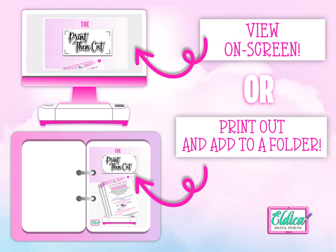 Cricut Print Then Cut Cheat Sheet: Digital Guide (PDF) - Etsy