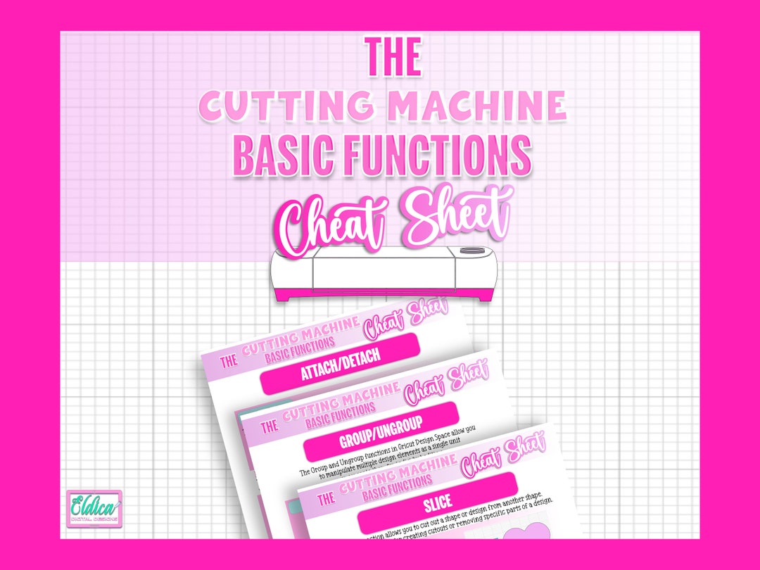 Cricut Cheat Sheet: Basic Functions Guide (PDF Download) - Etsy