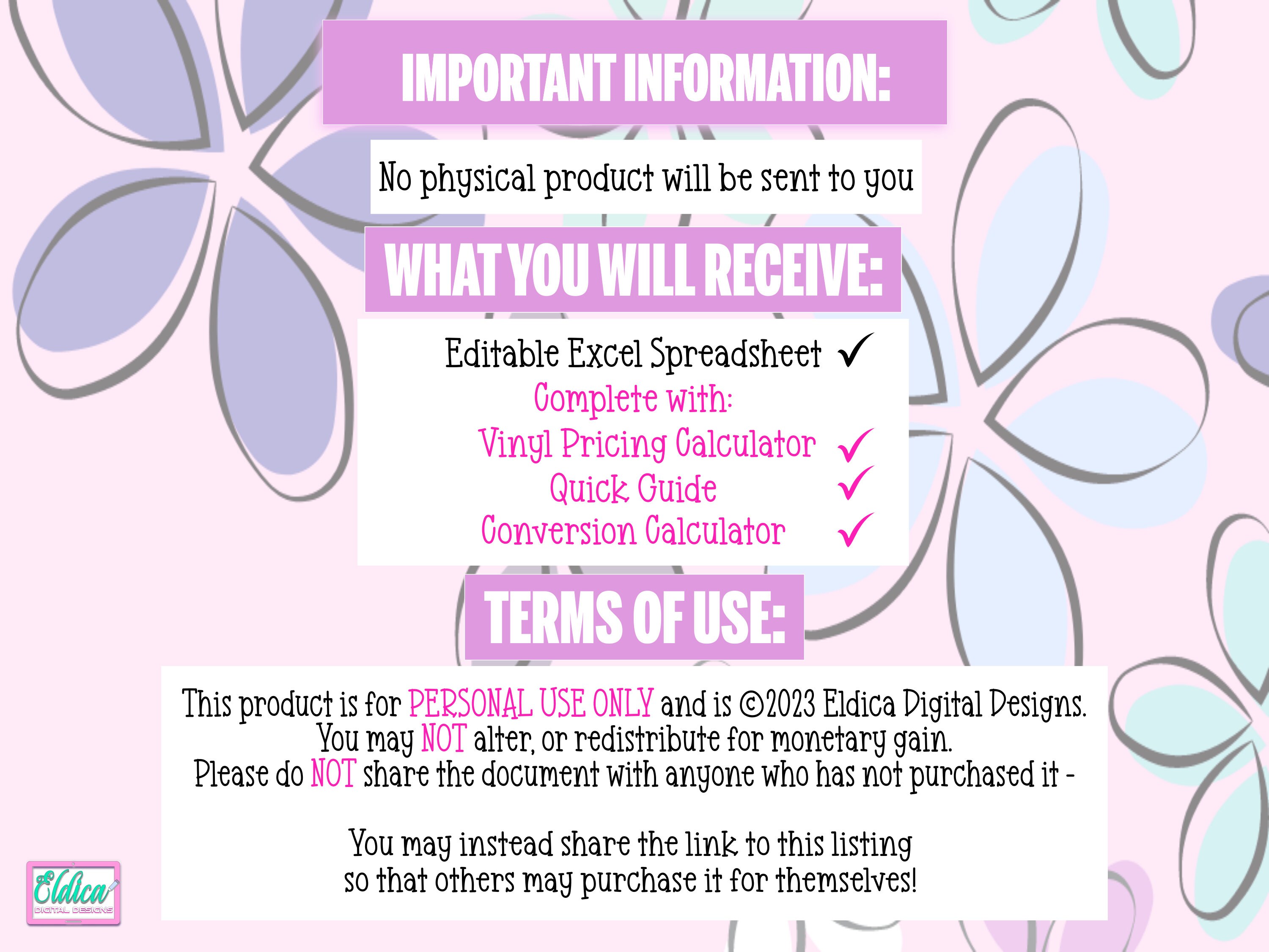 Vinyl Decal Pricing Calculator for Small Businesses in Cm, Cost ...