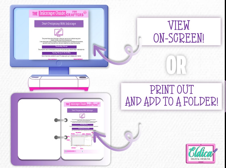 Inkscape Guide for Cricut Crafting, Inkscape Cheat Sheet, Inkscape ...