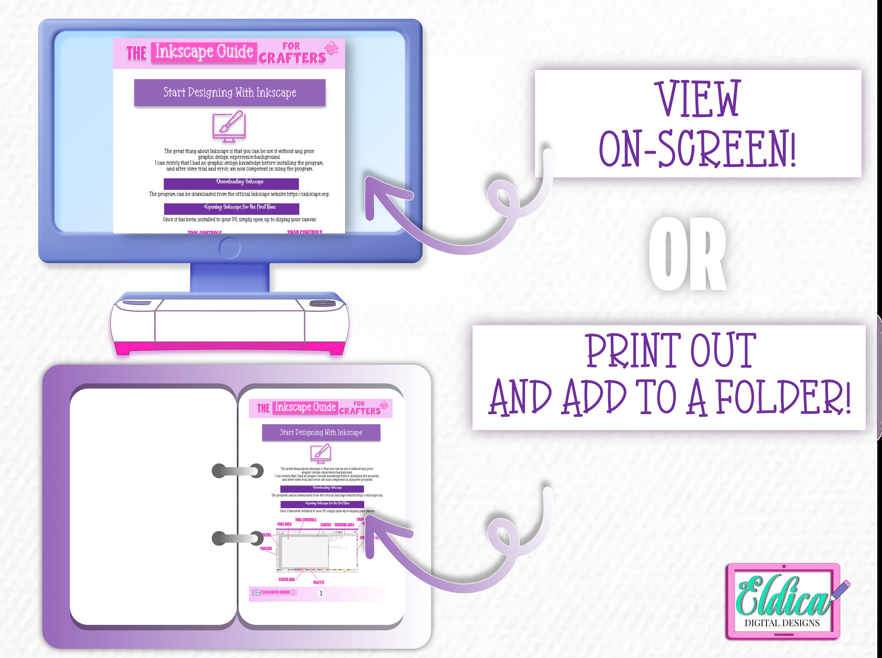 Inkscape Guide for Cricut Crafting, Inkscape Cheat Sheet, Inkscape ...