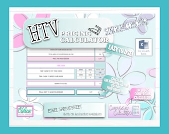 Printable Vinyl Decal Pricing Chart - Etsy Australia