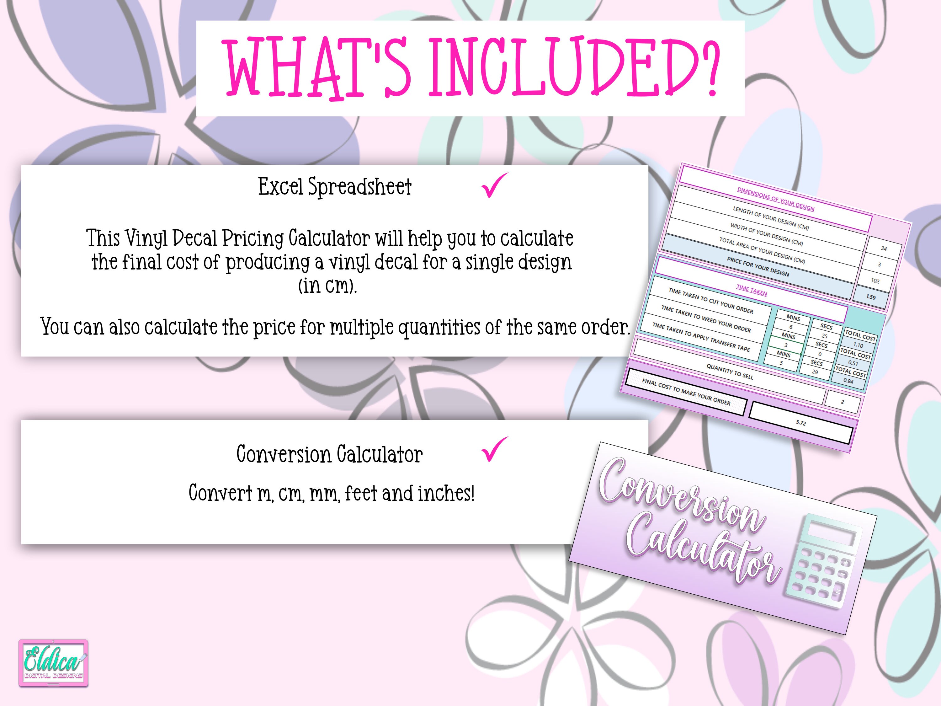 Vinyl Decal Pricing Calculator for Small Businesses in Cm, Cost ...