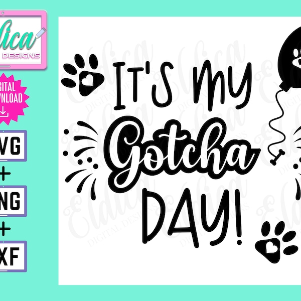 Dog Gotcha Day Svg - Etsy