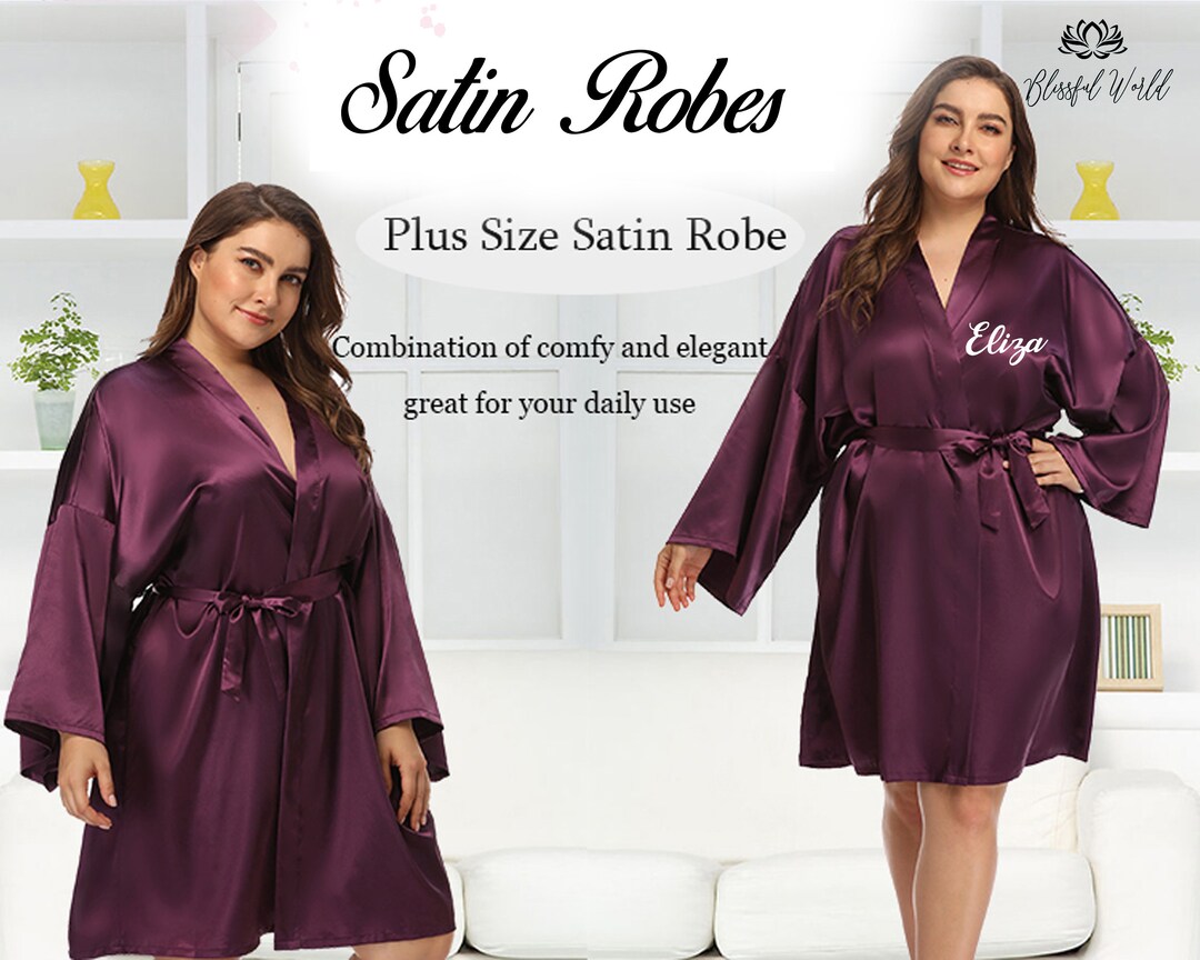 6XL 5XL 4XL Robes Kimono Robes Hen Party Robe Birthday Robes - Etsy