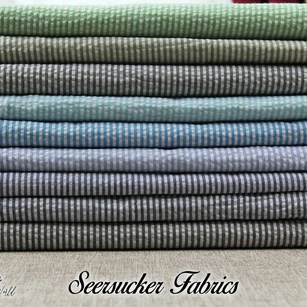 Seersucker Fabric - Etsy