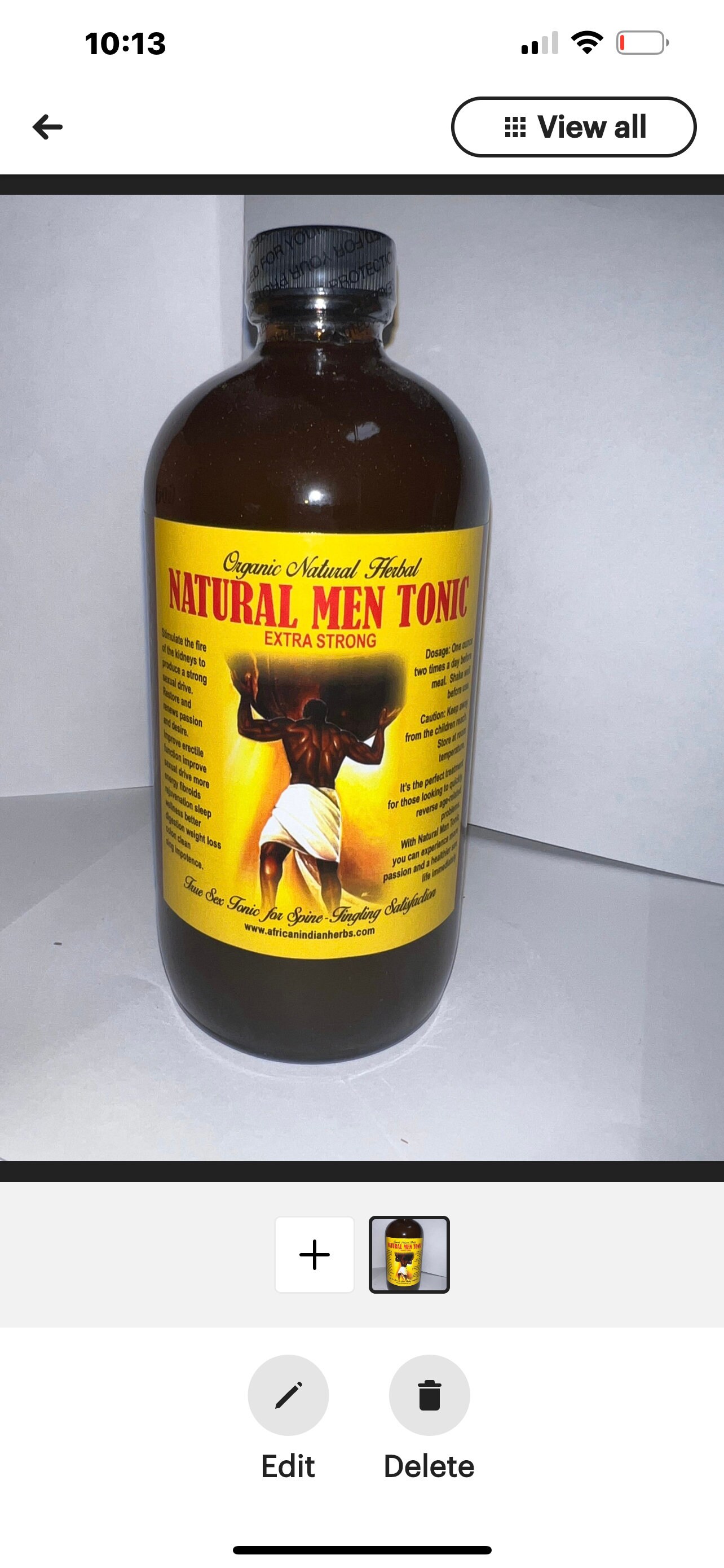 Mens Natural Tonic - Etsy