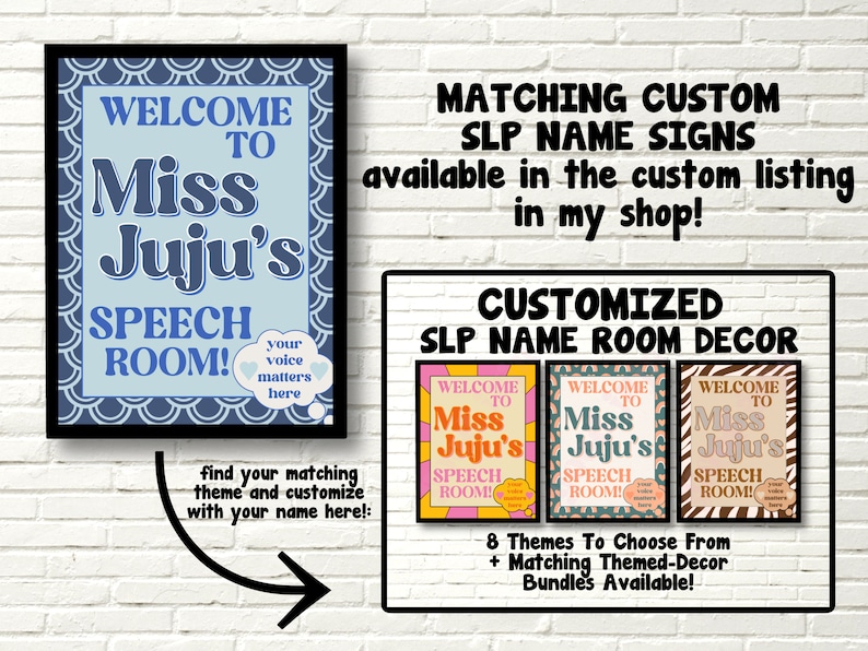 COASTAL Theme Speech Therapy Room Decor Bundle - Colorful, Inspiring ...