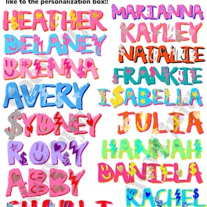 Preppy Custom Name Wall Print (digital Download) - Etsy