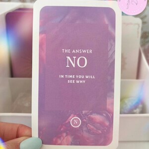 Ask Me Oracle Yes or No Oracle Deck Clarifying Cards Tarot - Etsy