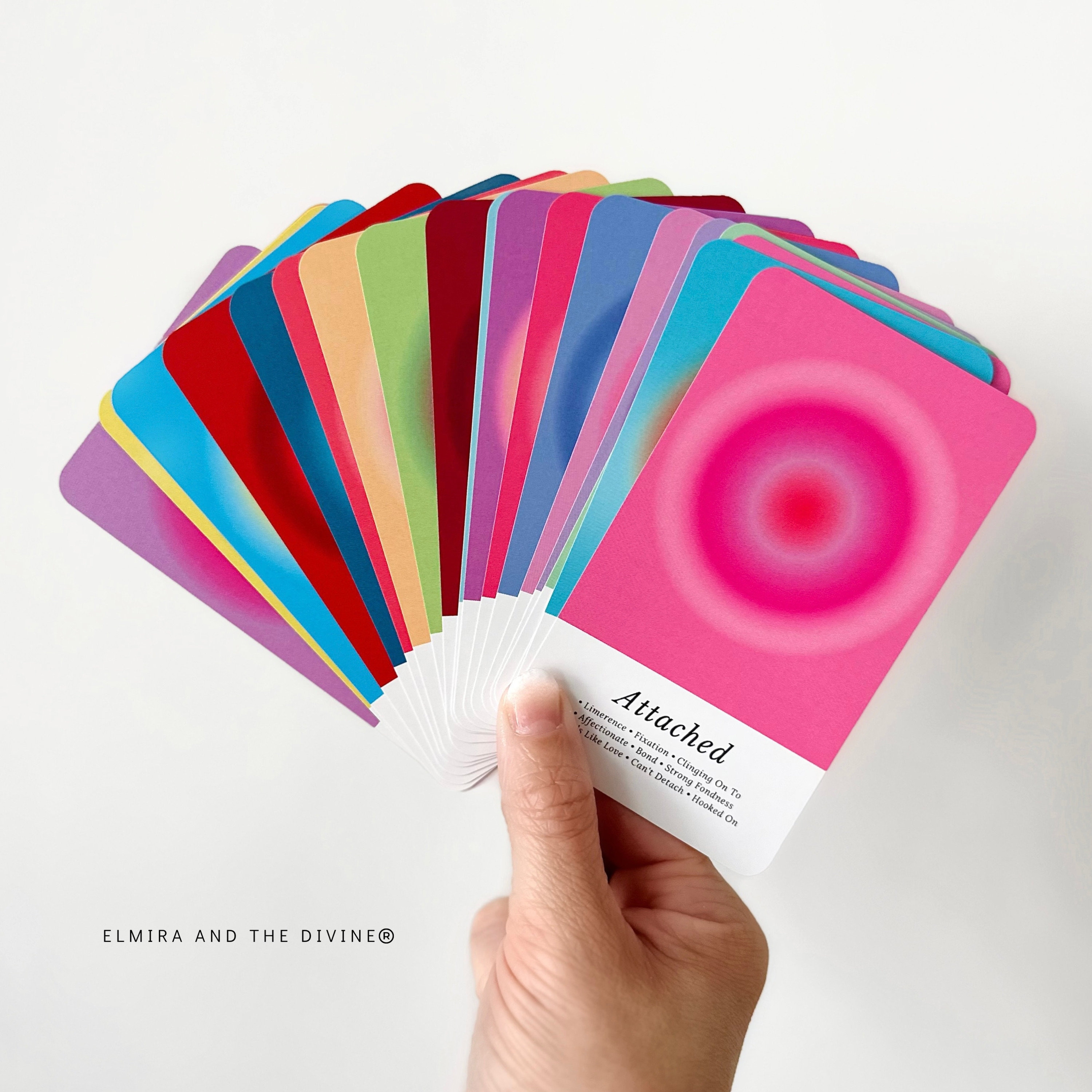 Rainbow Moods Oracle Deck Emotions Deck How Do They Feel - Etsy