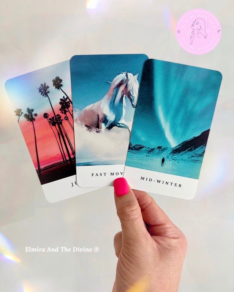 The Foreseeing Deck of Time Timing Oracle Deck Time Frame Tarot Deck ...