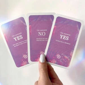 Ask Me Oracle Yes or No Oracle Deck Clarifying Cards Tarot - Etsy