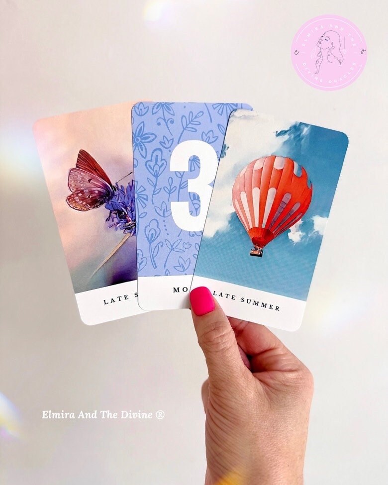 The Foreseeing Deck of Time Timing Oracle Deck Time Frame Tarot Deck ...