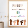 Everyone is Welcome and Accepted, Printable Wall Art, Diversity ...