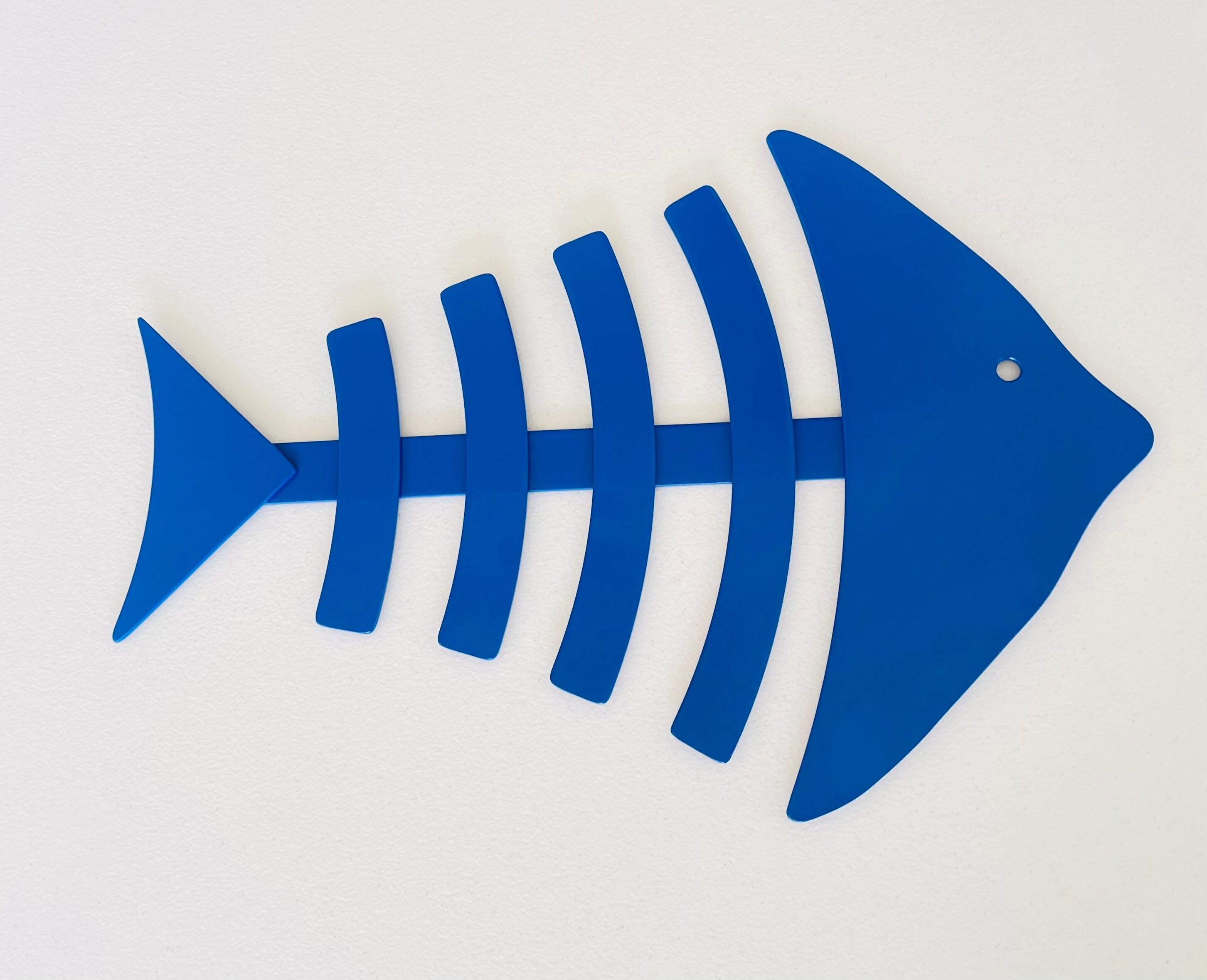 Bone Fish Metal Wall Decor Coastal Beach Theme, Powder Coated, Wall Art ...