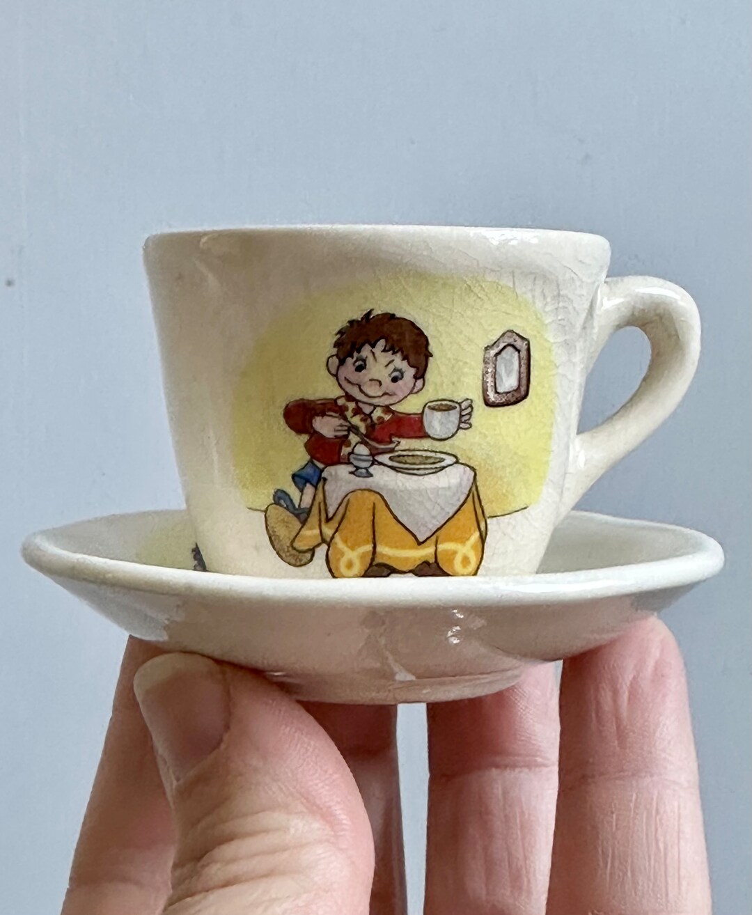 Vintage Noddy Childs Tea Set Cup & Saucer - Etsy