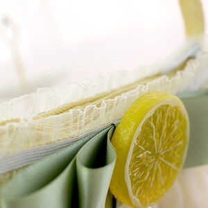 New Lemon Bow Tie Handbag Small Fresh Fashion Bag Yellow Shoulder Bag ...