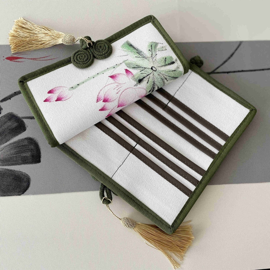 Hand Painted Canvas Wallets Birthday Gift Unique Design Vintage Wallets ...