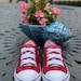 Red Glitter Sneakers for Wedding or Special Occasion, Bling Bridal ...