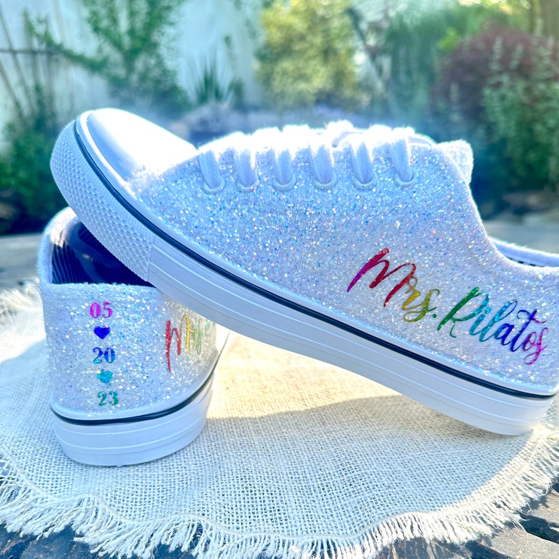 Rainbow Shoes - Etsy