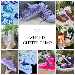 Red Glitter Sneakers for Wedding or Special Occasion, Bling Bridal ...