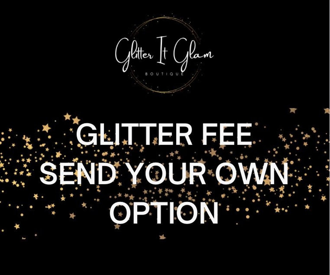 Kids Sizes Glitter Fee to Send Me Your Own Sneakers to Glitter - Etsy
