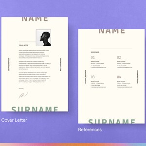 Professional Resume Template With Photo, Modern Executive Curriculum ...