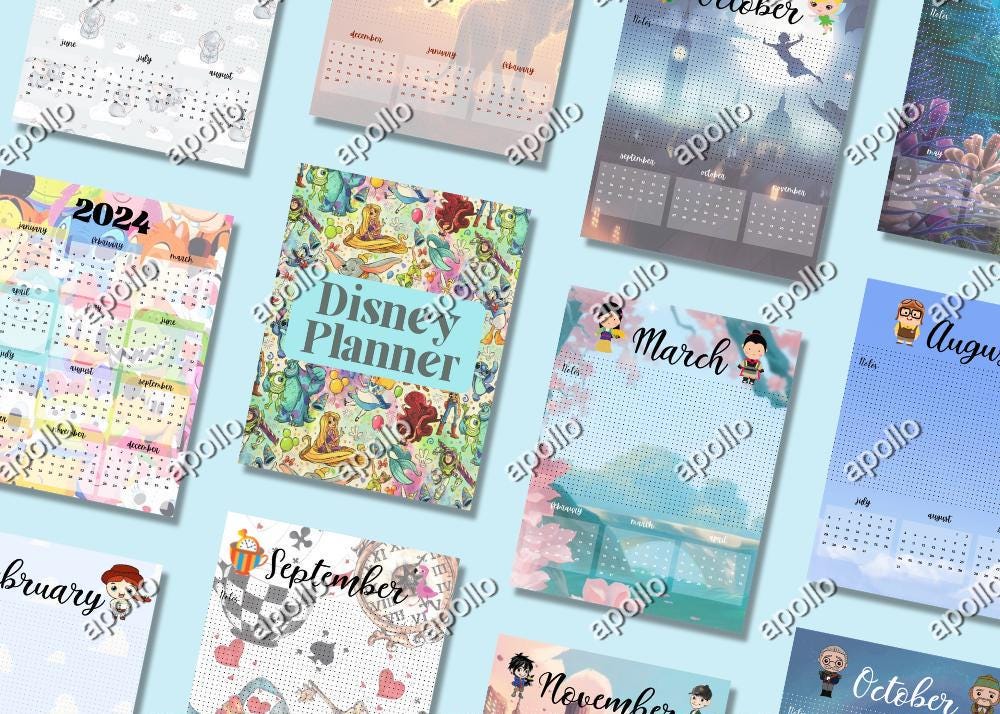 Disney-inspired Planner / Magical Agenda Printable and Digital Use ...