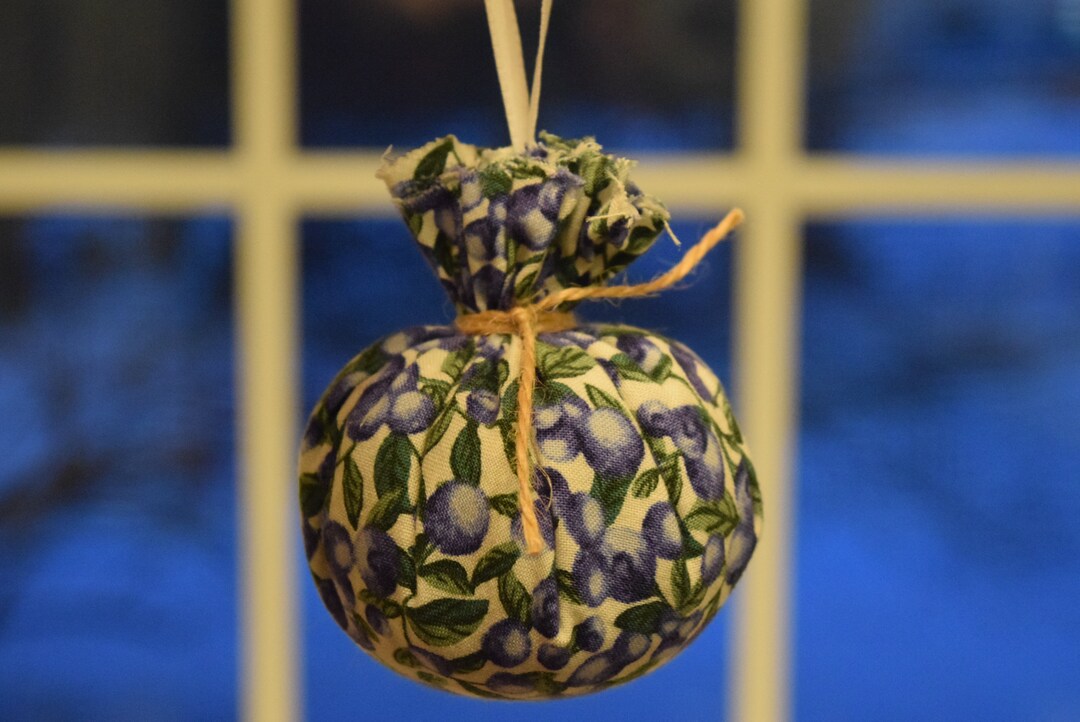 Handmade Balsam Sachet Blueberry Fabric With Ribbon Hanger - Etsy