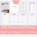 2025 Vision Board Planner Canva Template Planner - Etsy