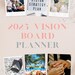 2025 Vision Board Planner Canva Template Planner - Etsy
