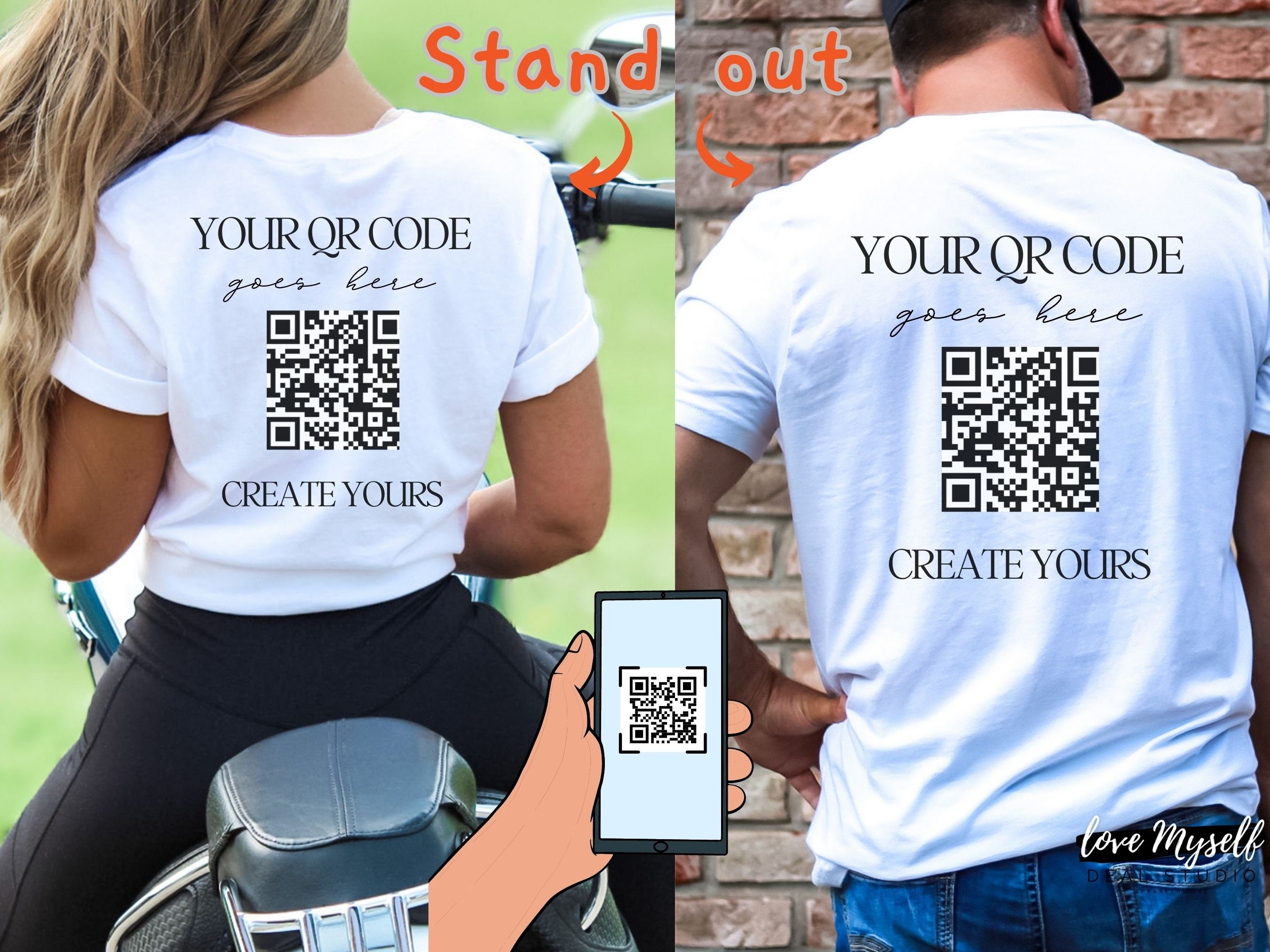 Personalized Digital QR Code for Website Small Business - Etsy