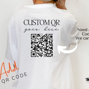 Custom Business Logo & QR Shirts Personalized Logo Shirt Personalized ...