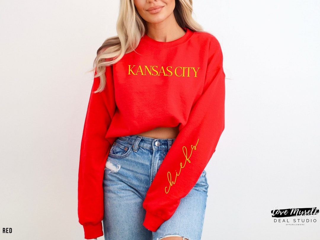 Kansas City Sweatshirt KC Sweatshirt Chiefs Fan Sweatshirt Football ...