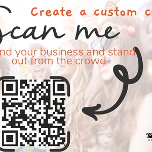 Personalized Digital QR Code for Website Small Business Digital ...