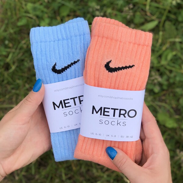 Custom Nike Socks - Etsy
