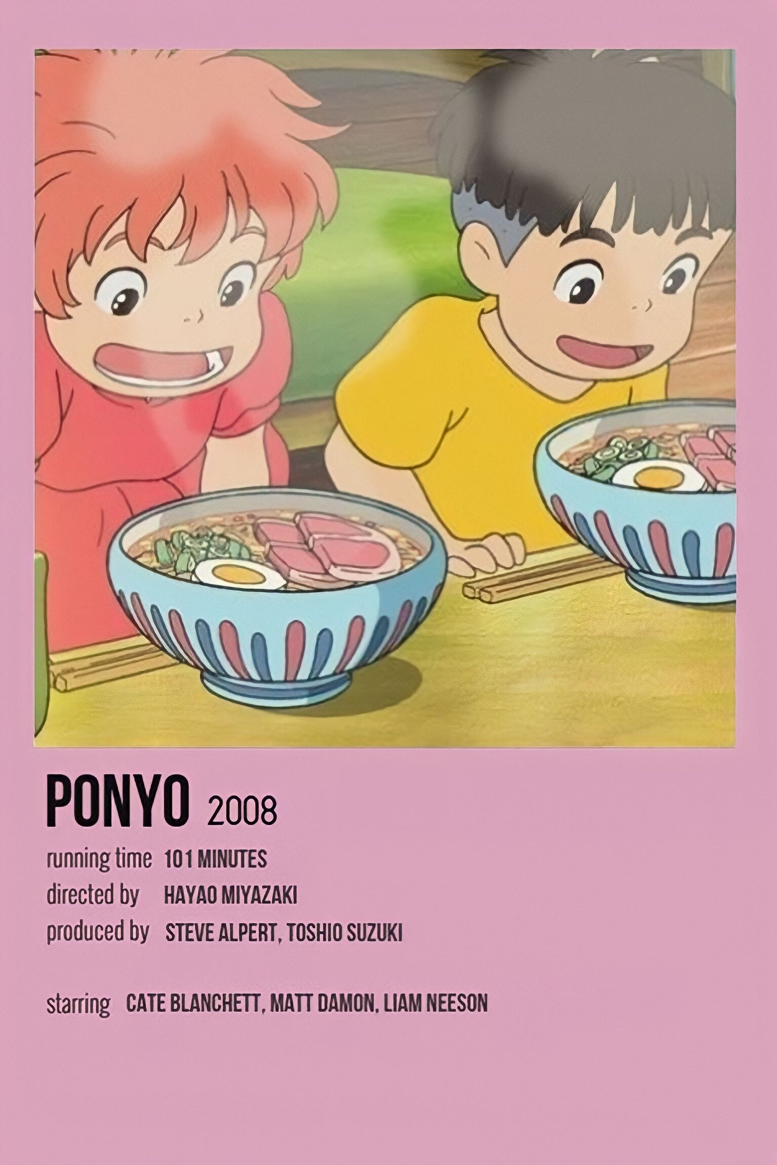 Ponyo Movie Poster