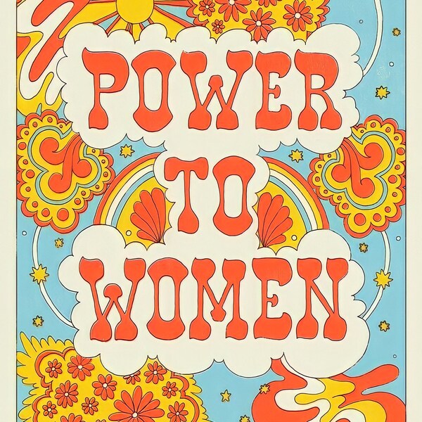 Hippy Poster - Etsy UK