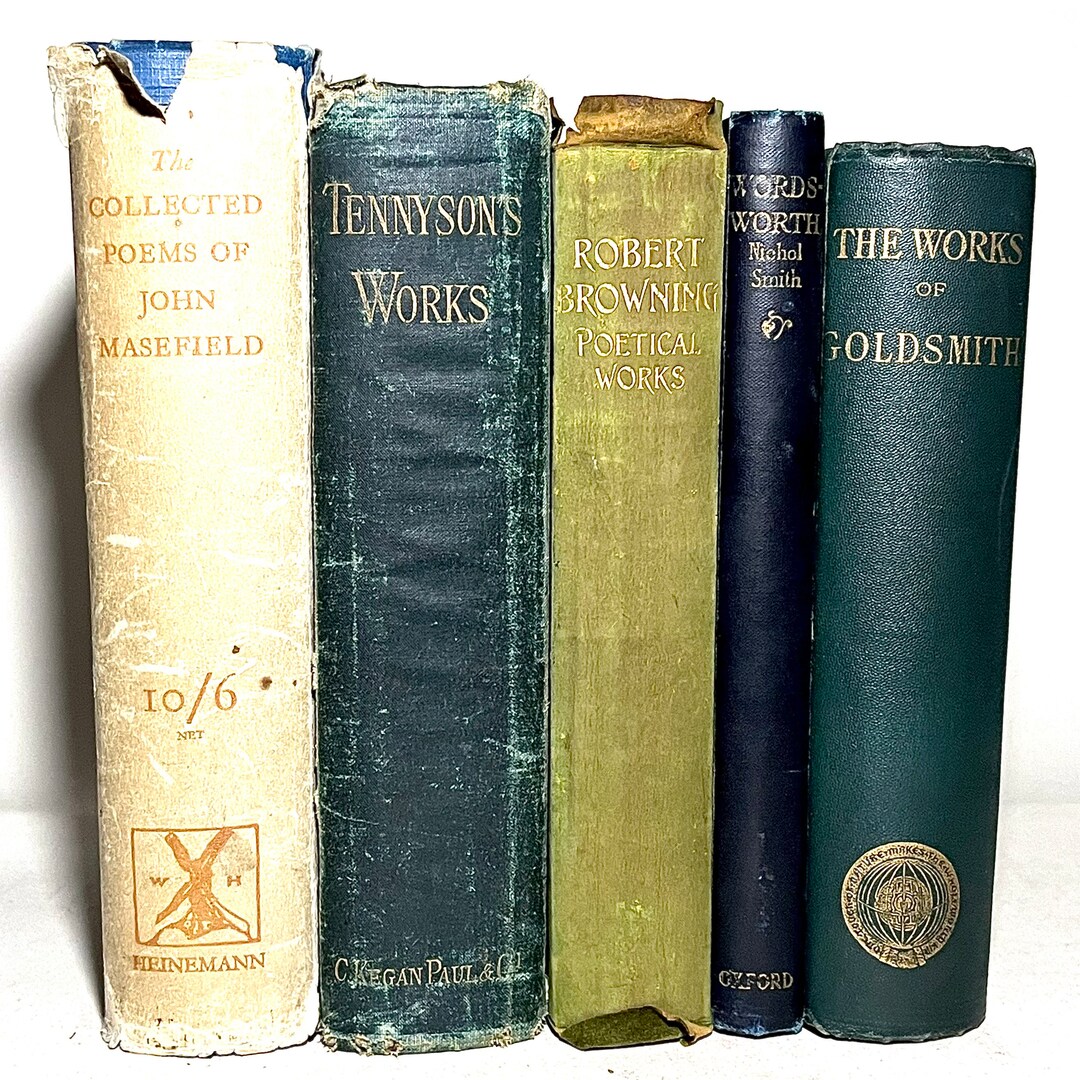 Vintage & Antique Hardback Books From the 1800s-1900s Rare Decorative ...