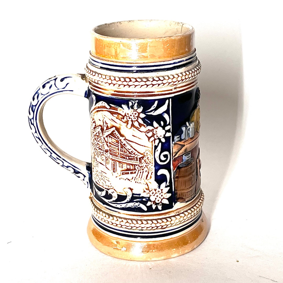 Antique German Stein Mug Vintage Retro Home Decor Piece - Etsy