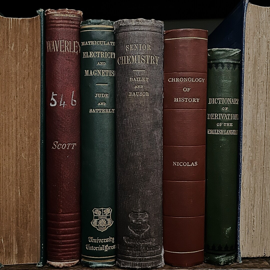 Vintage / Antique Individual Decorative Books - Etsy