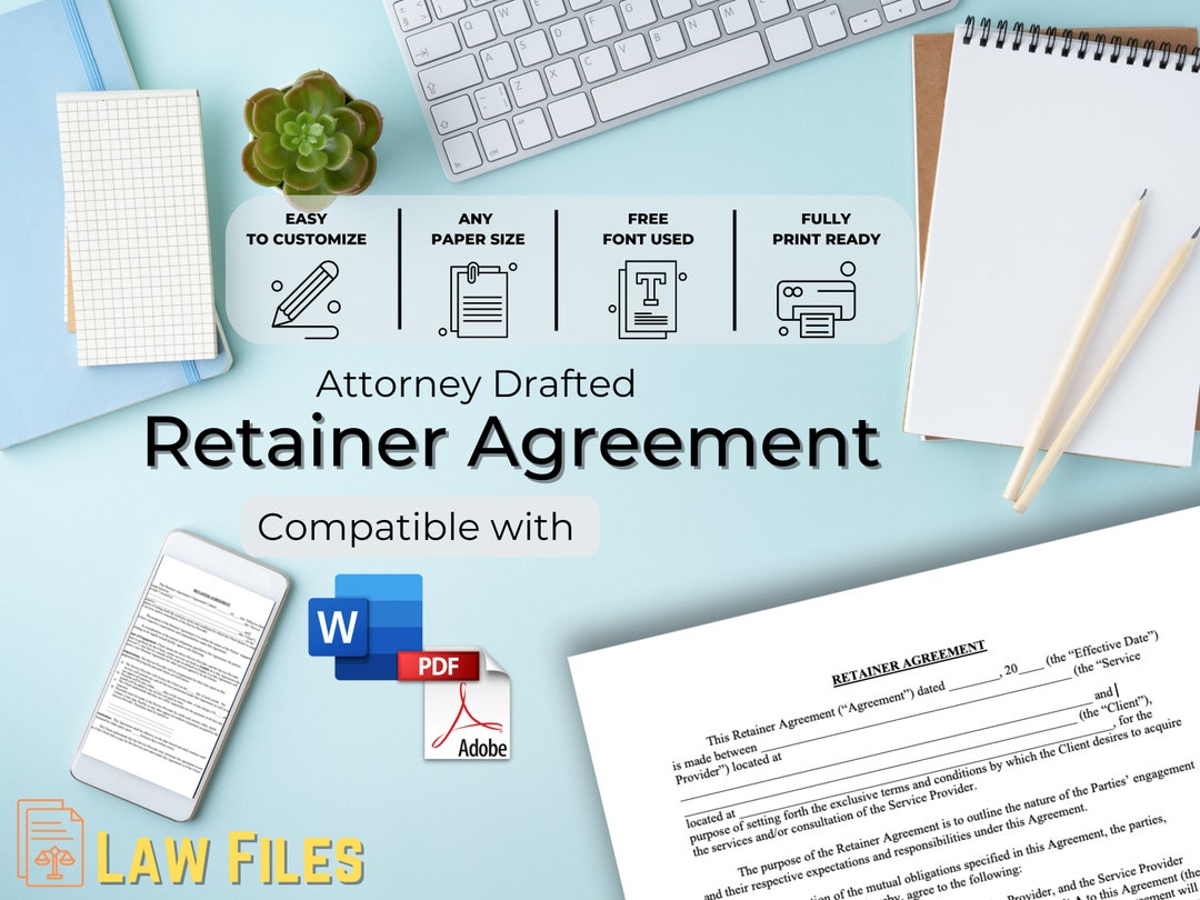 Retainer Agreement Template | Attorney Drafted | Legal Contract | Scope ...