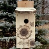 Cedar Bird House, Chickadee, Titmouse, Downy Woodpecker, Nuthatch ...