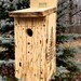Cedar Bird House, Chickadee, Titmouse, Downy Woodpecker, Nuthatch ...