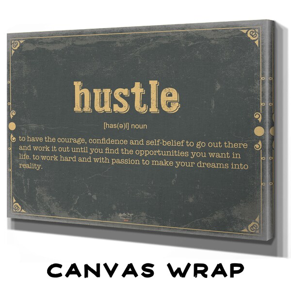 Hustle Wall Art - Etsy